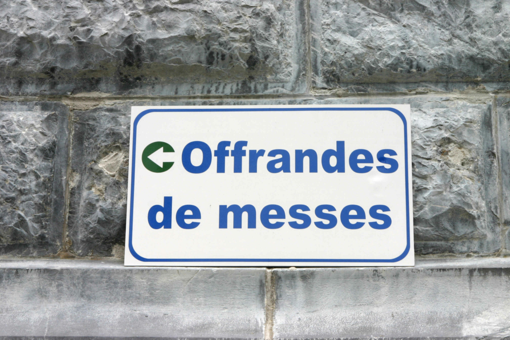Intentions de messe et offrandes – Paroisse Saint-Philippe-du-Roule